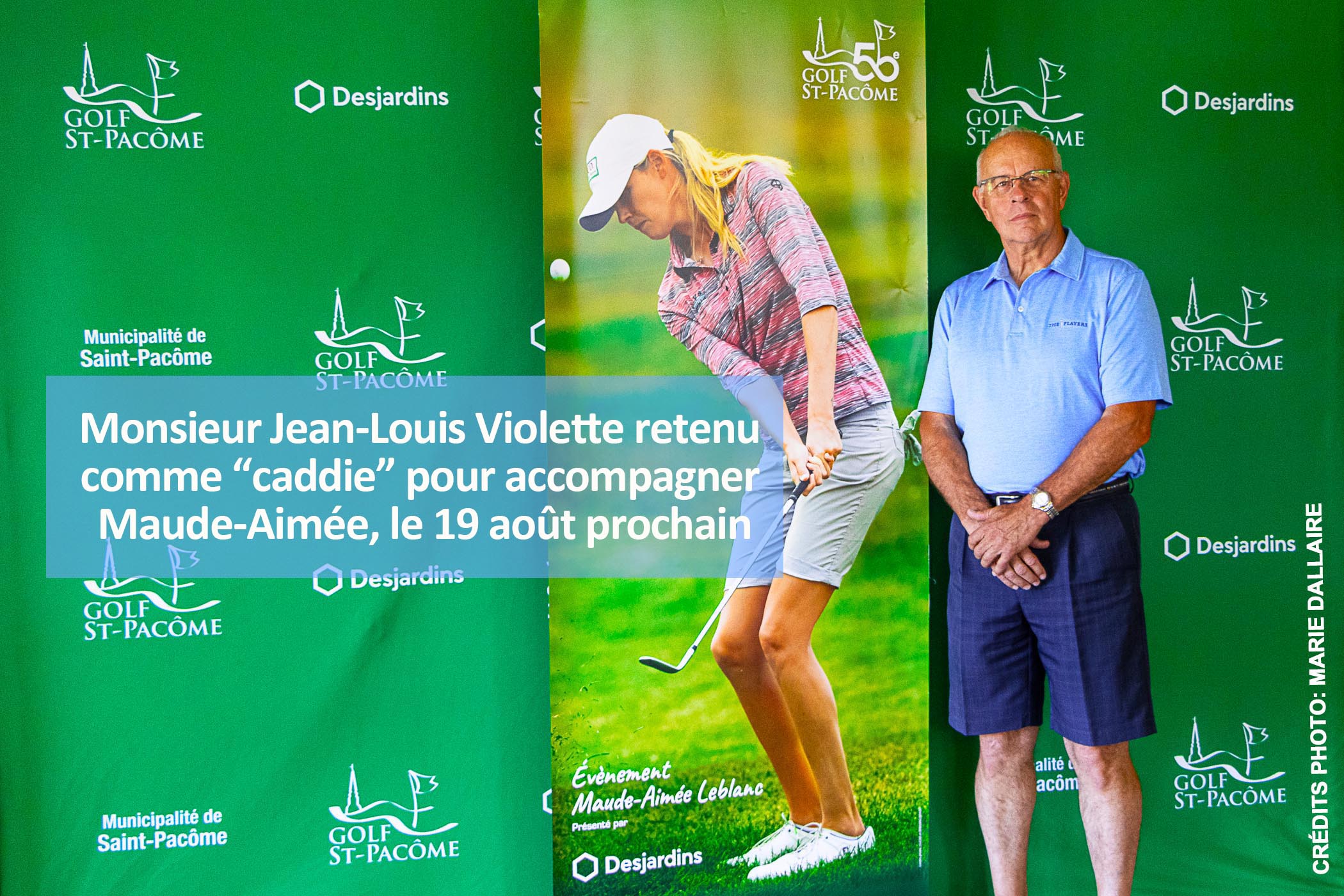 La Sélection Du Caddie De Maude Aimée Est Faite Club De Golf St Pacôme